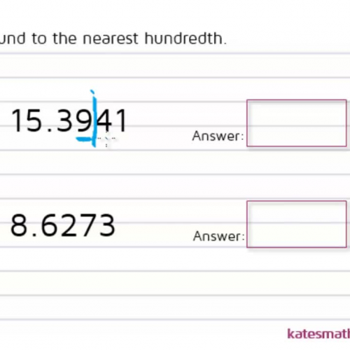 Rounding To The Nearest Hundredth