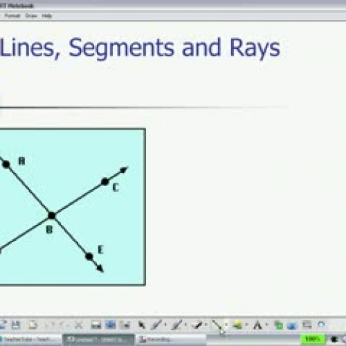 Lines Segments Rays
